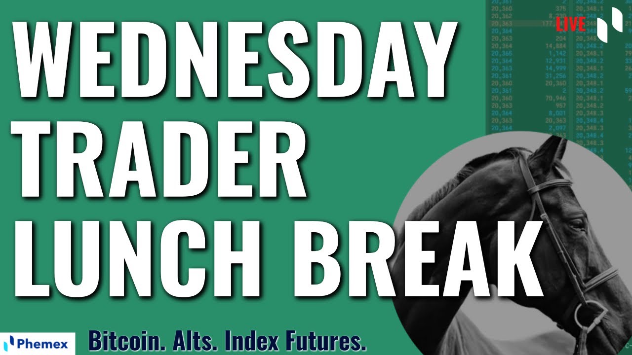 Wednesday Trader Lunch Break - Live [Trading the Bitcoin, Ethereum ...