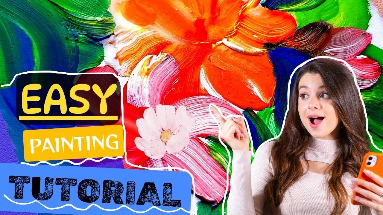 Acrylic painting tutorial for Beginner's | Step-by-Step Tutorial | Mini ...