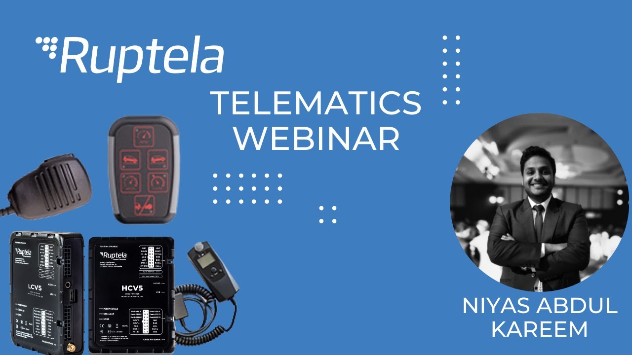 TELEMATICS WEBINAR: Ruptela Advanced Devices - YouTube