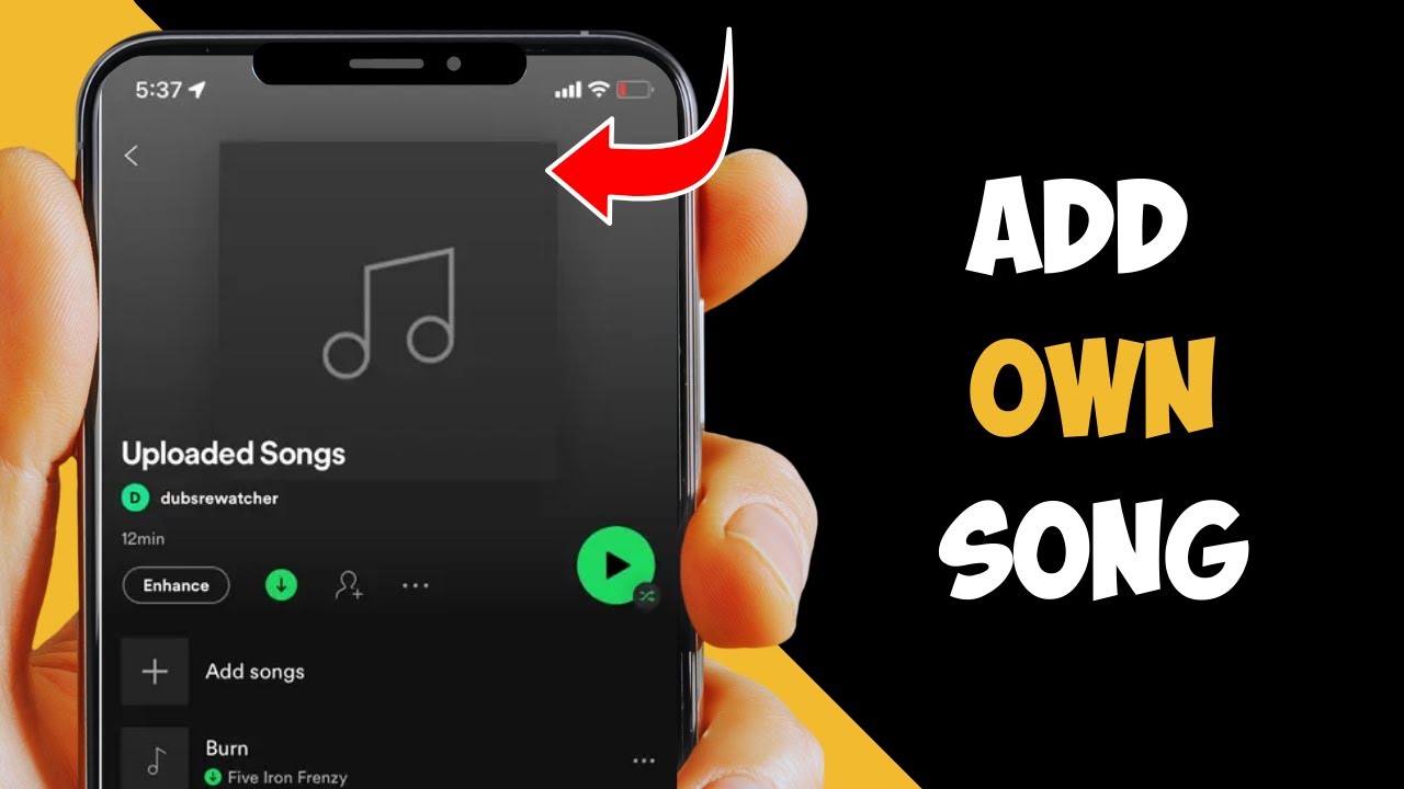 How to Add Your Own Song To Spotify - YouTube