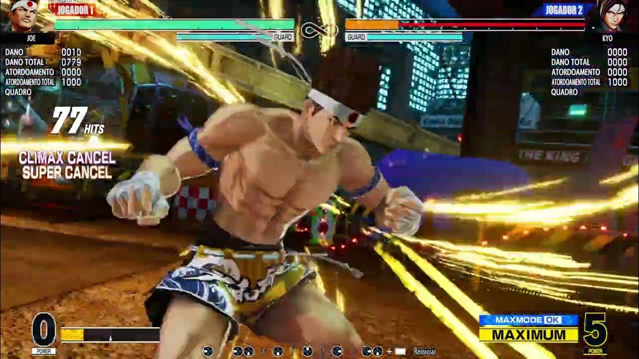 THE KING OF FIGHTERS XV_ JOE hIGASHI NEW STUN TOD COMBO 112 HITS - YouTube