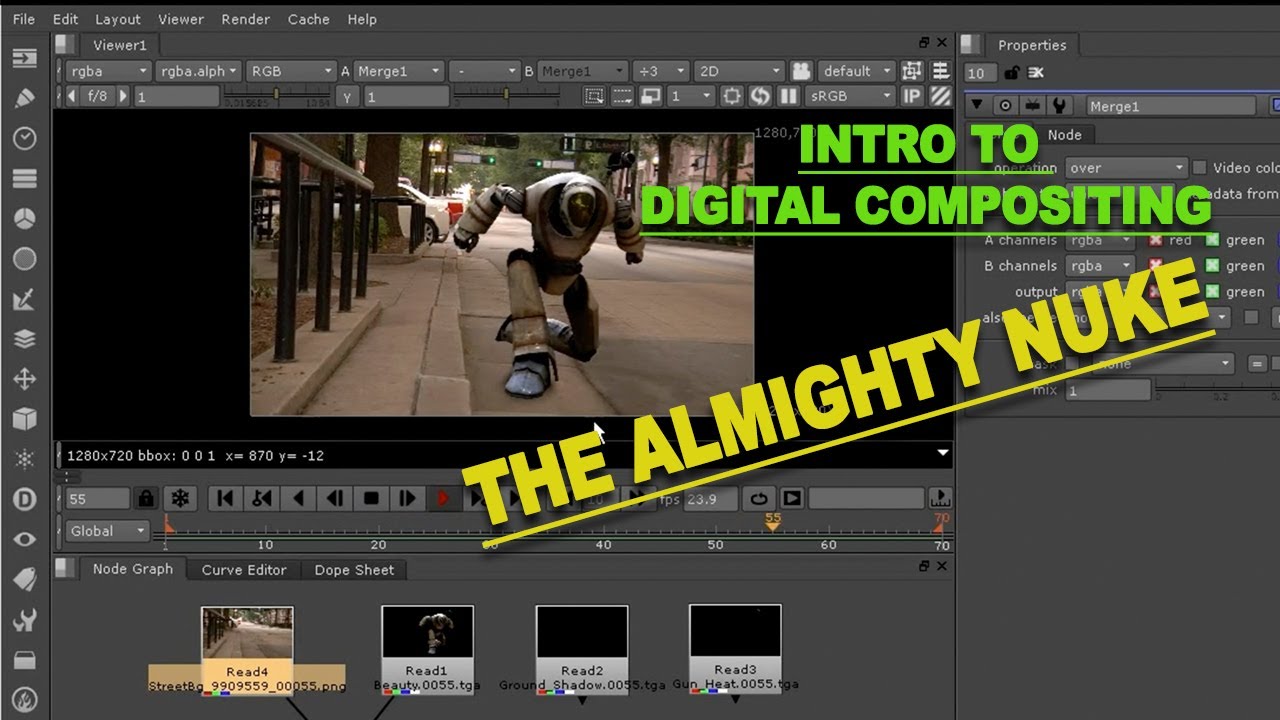 Introduction to Digital Compositing- The Almighty Nuke - YouTube