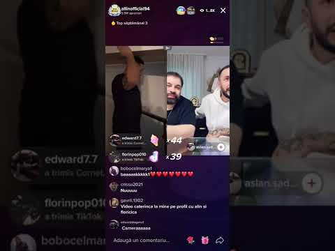 FLORIN SALAM Vs  ALIN - A ARUNCAT DULAPUL DE LA BALCON PE TIKTOK😂😂😂😂