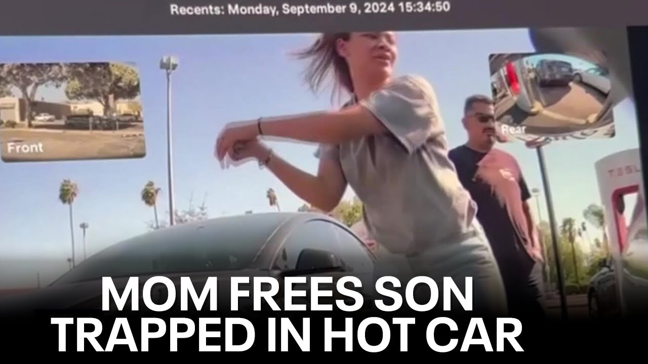 Mom frees her trapped child from hot car | West Coast Wrap - YouTube