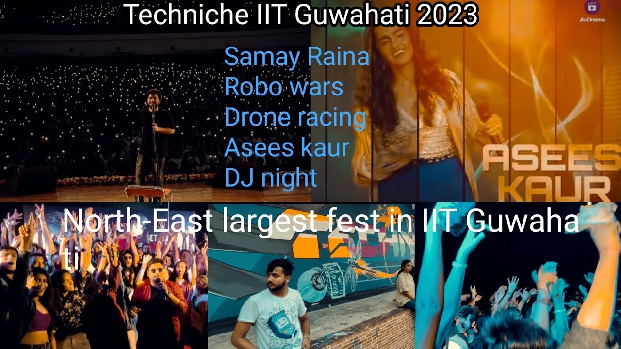 Techniche IIT Guwahati 2023 | North-East largest fest in IIT guwahati | Campus life of IITG #iit ...