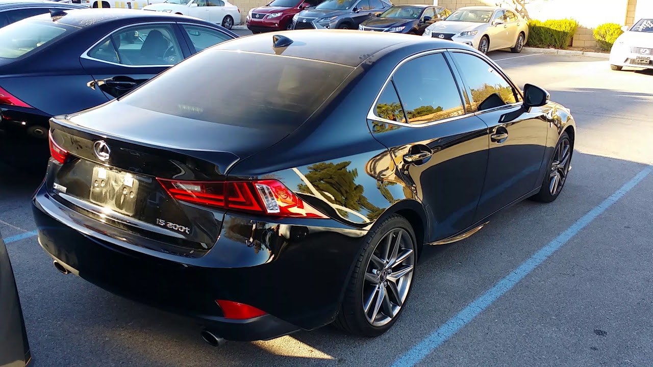 Sneak for sale peak at 2016 Lexus IS200t F Sport - YouTube