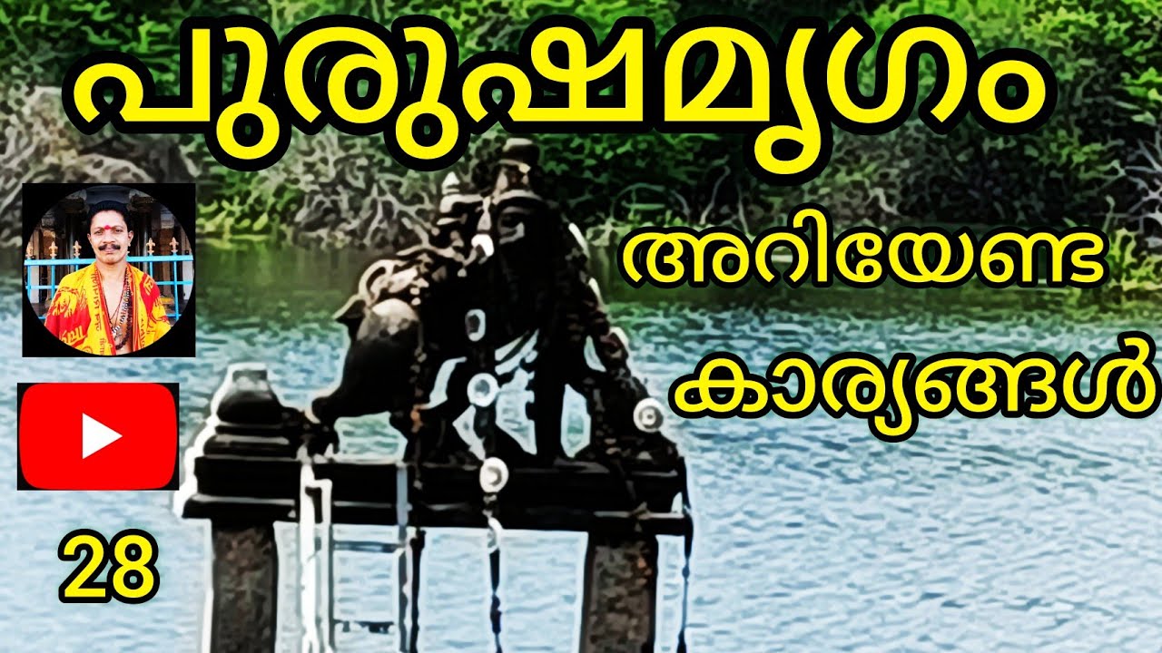 Purushamriga in temples and myths/പുരുഷമൃഗം അറിയേണ്ട കാര്യങ്ങൾ/Rajesh ...