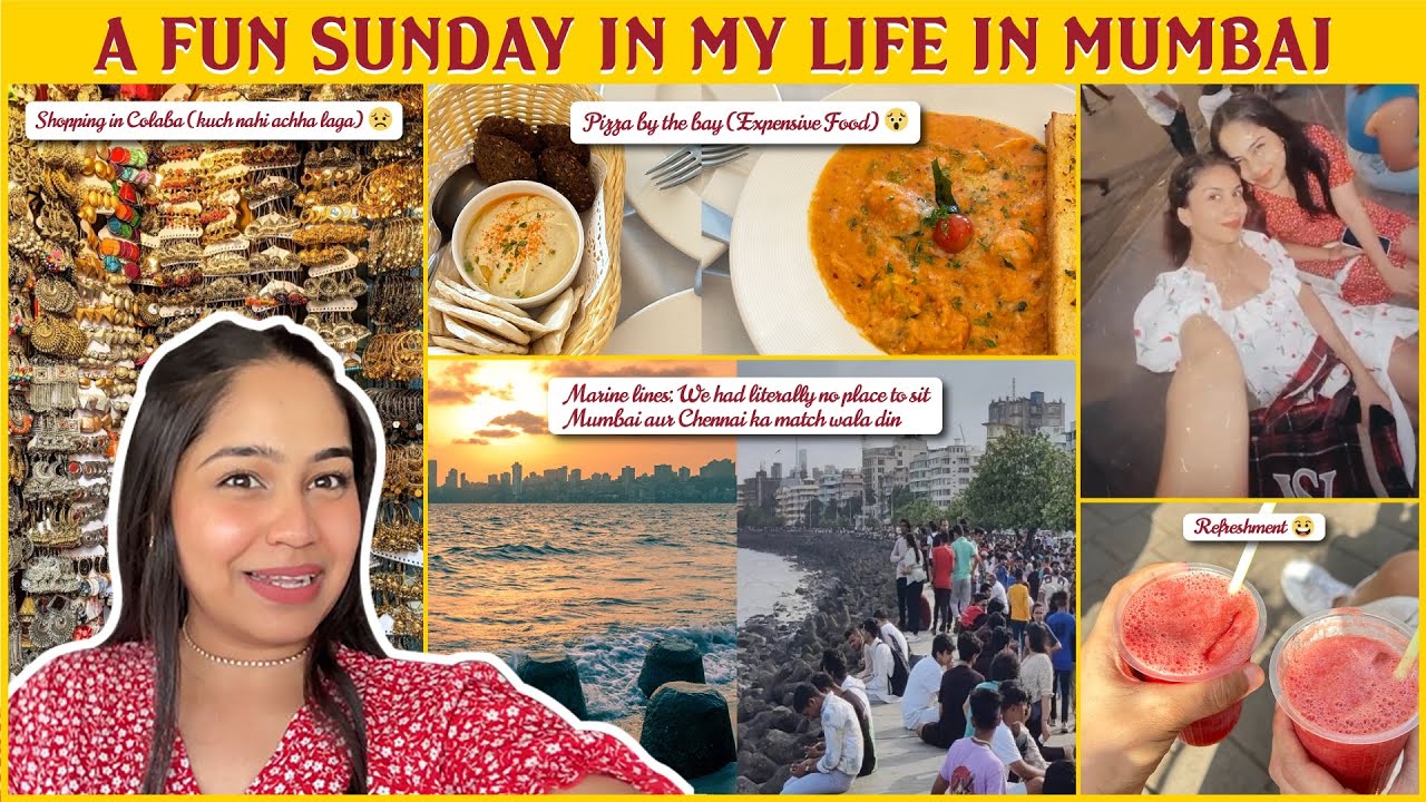 A fun sunday in my life in Mumbai ️l Churchgate, Colaba l Pizza by the ...