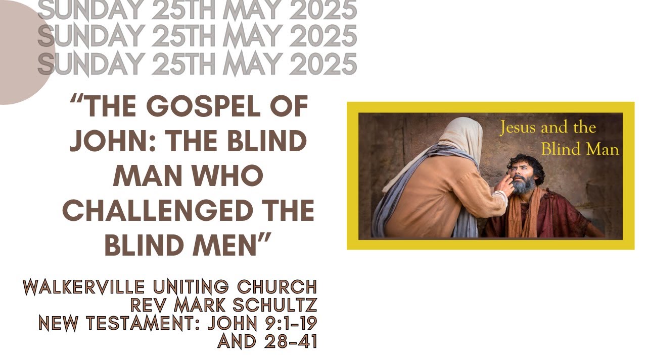 "The Gospel of John: The blind man who challenged the blind men Sunday ...