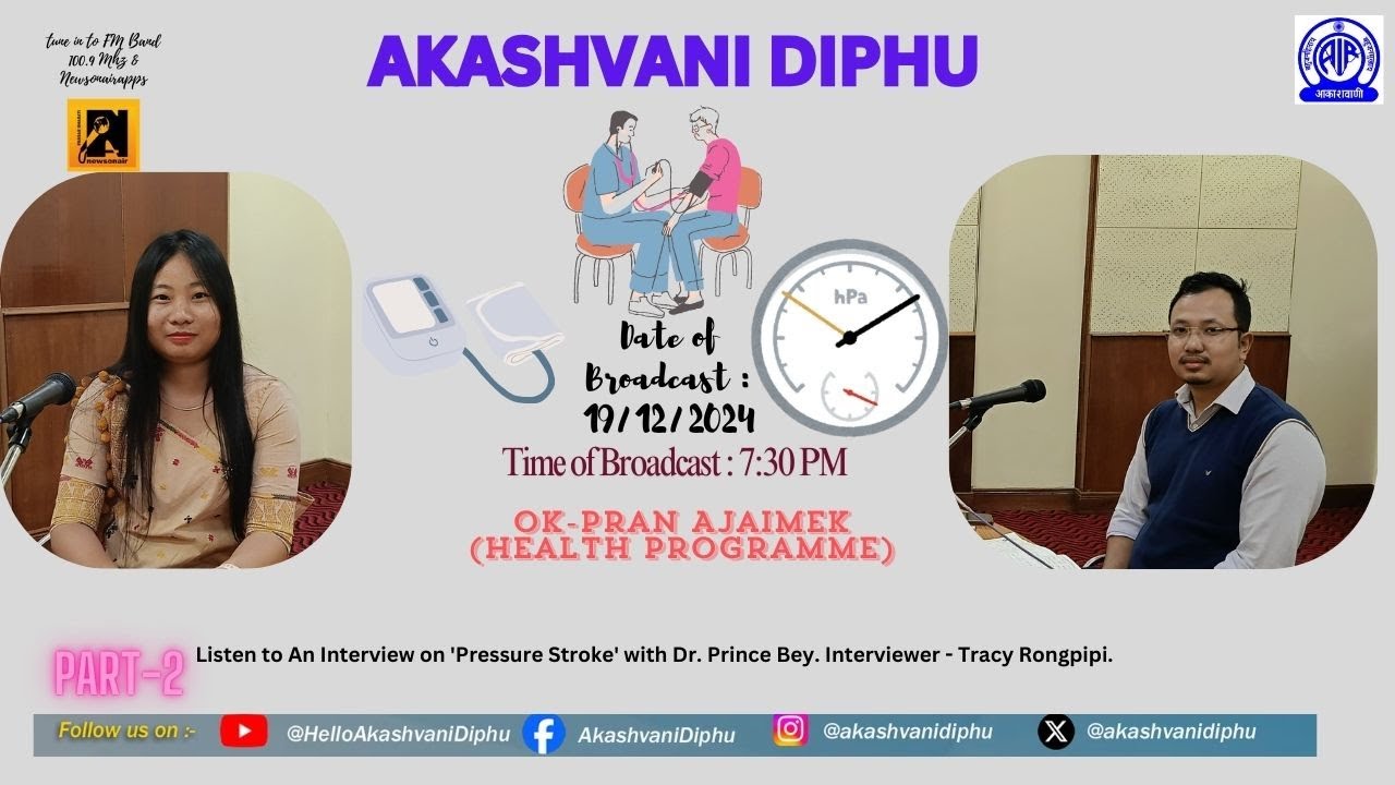 Listen to An Interview on 'Pressure Stroke' with Dr. Prince Bey. (Part-2) - YouTube