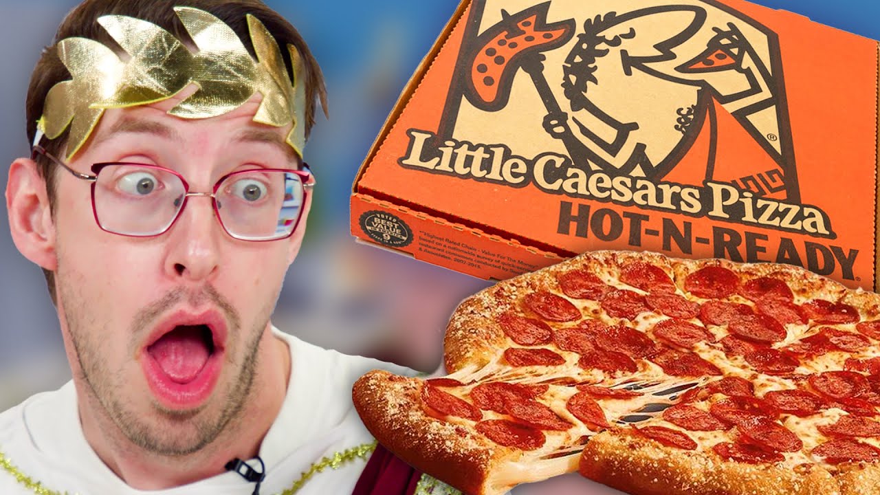 Keith Eats Everything At Little Caesars - YouTube