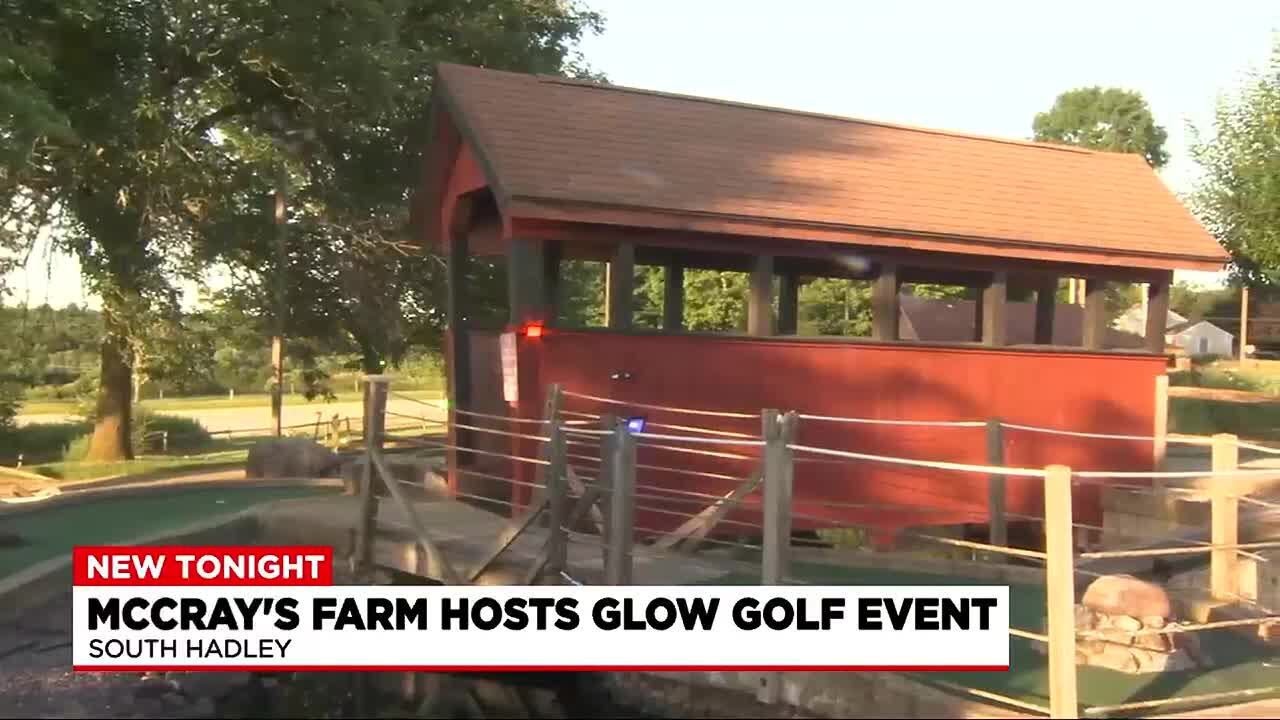 Glow in the dark mini golf held at McCray’s Farm - YouTube