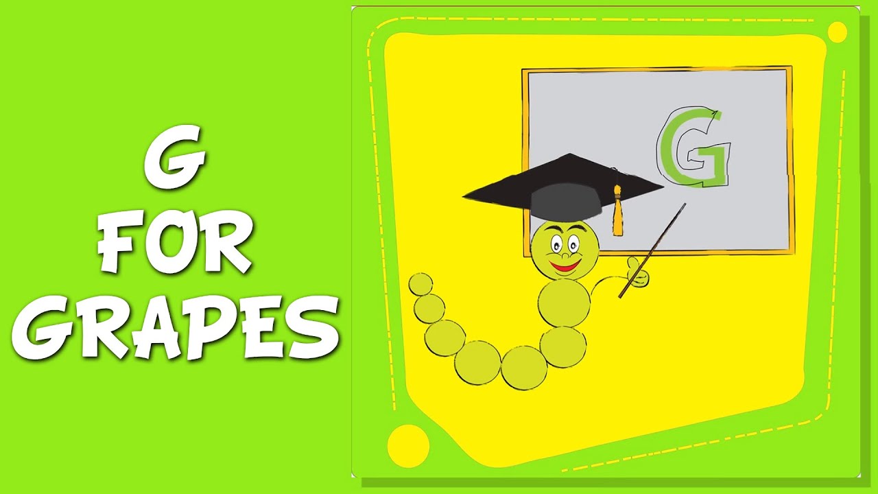 G For Grapes | What Are Grapes | ABC Song | Alphabet Song For Tiny Tots ...