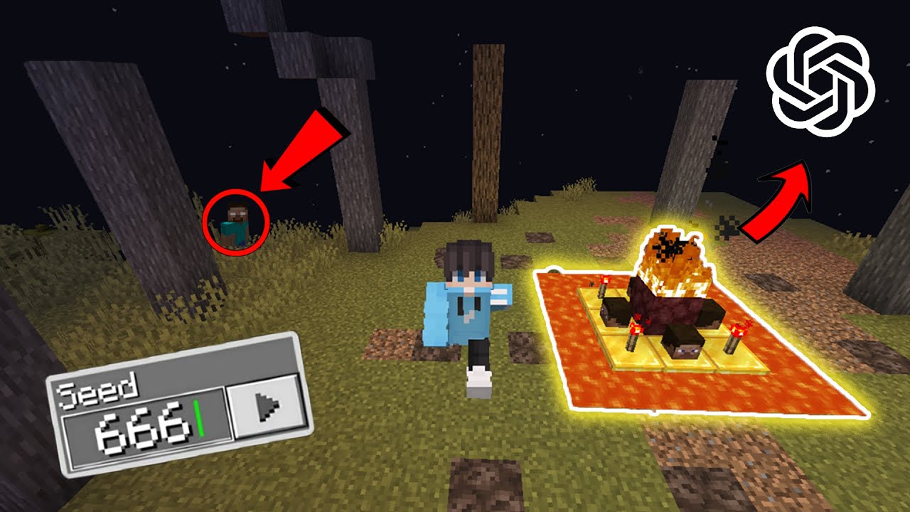 Chat GPT Reveals Spooky Horror Seeds in Minecraft! - YouTube