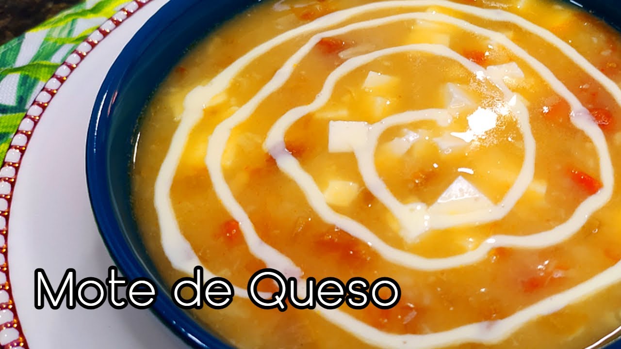 🍲COMO HACER MOTE de QUESO/ Receta Colombiana/ FÁCIL y DELICIOSO/ LOS ...