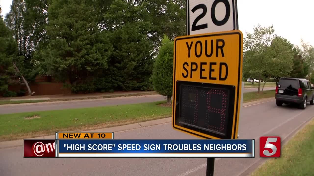 Speed Sign Turned Into Competition - YouTube