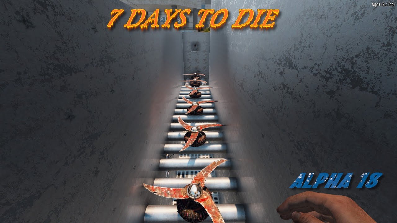 7 DAYS TO DIE How To Wire Blade Trap Defences EP8 - YouTube