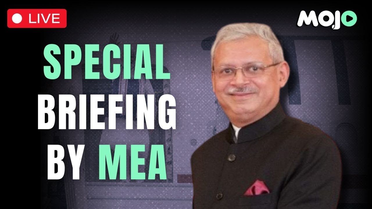 MEA LIVE | Briefing by Secretary (East) on the Visit of President to ...