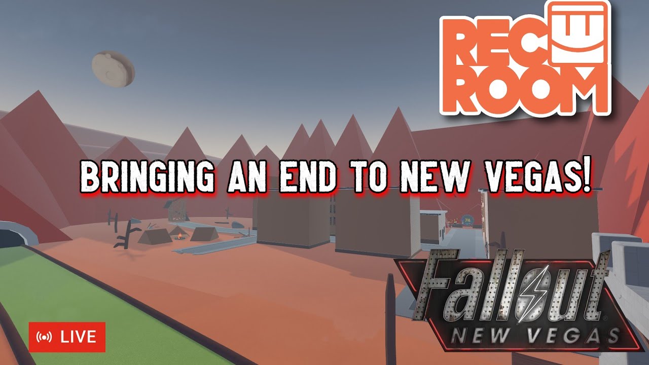 🔴 LIVE - Bringing An End to Fallout New Vegas In Rec Room! - YouTube