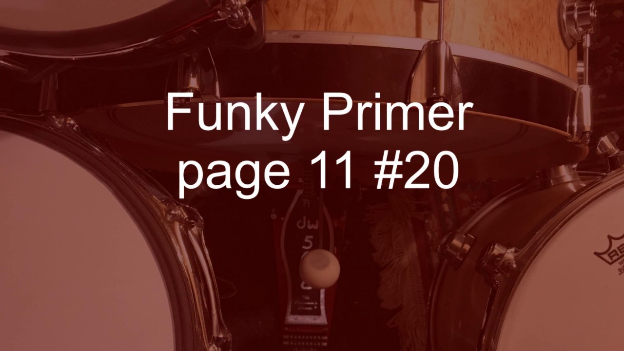 Funky Primer page 11, exercise 20 Drum play-along with Roland V-Drums ...