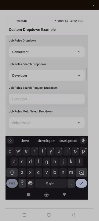 dropdown menu in flutter! best flutter package #flutterdev # ...