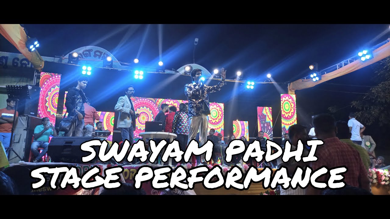 Swayam Padhy Stage Performance at Chikiti Pentho Nodal High School ...