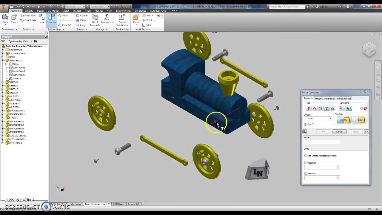 IED Model Train - Assembling the Train - YouTube