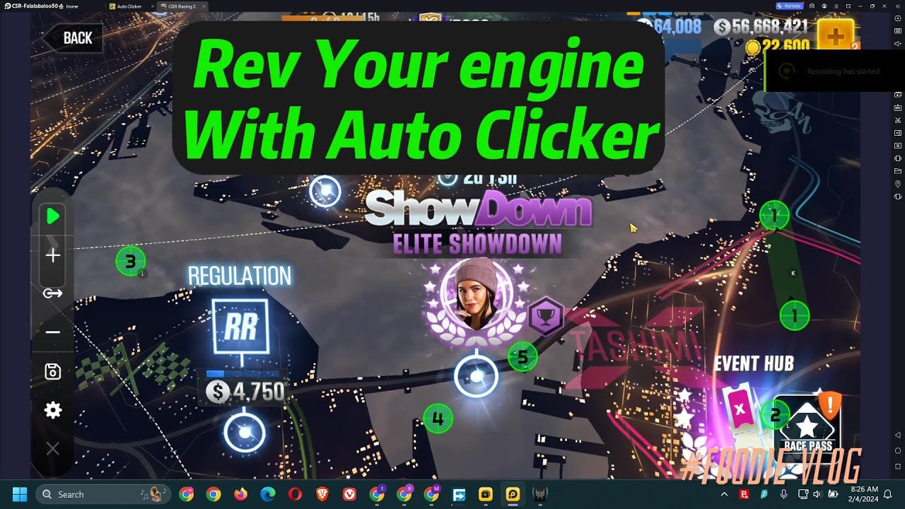 CSR2 Revving Launch With Auto Clicker - YouTube
