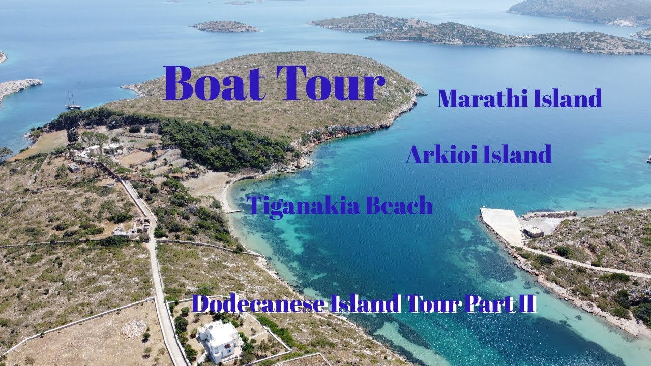 Dodecanese Island Tour 2024 - Day 7 Boat Tour to Marathi and Arkioi ...