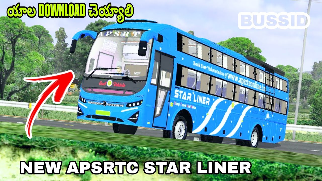 new apsrtc star liner bus mod for bussid released how to download and ...