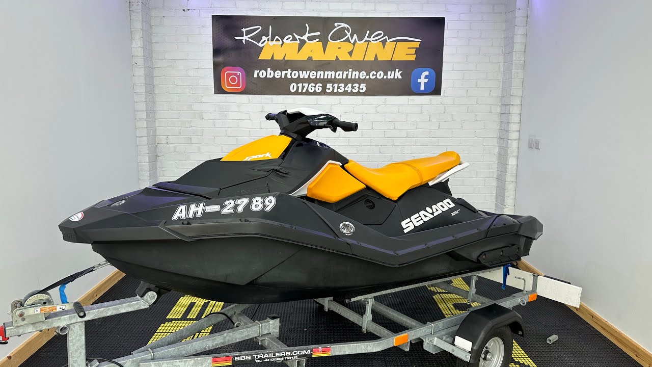 2018 Sea-Doo Spark 3up 90hp iBR - 37hrs - YouTube