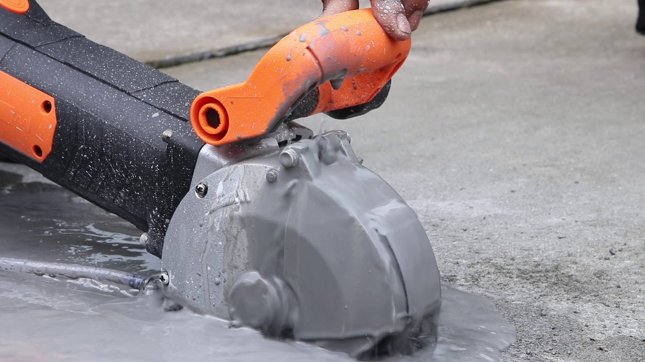 เครื่องกรีดผนัง รุ่น WALLCD-J19 ระบบน้ำ 4800W - YouTube