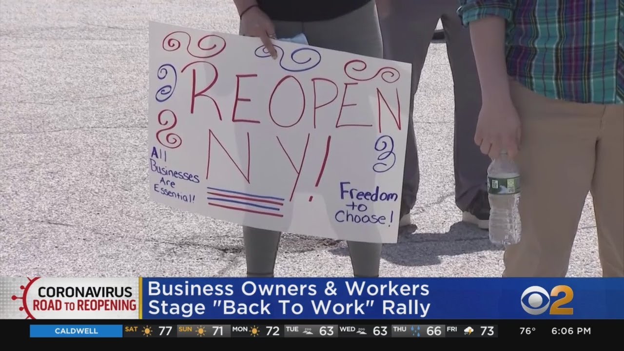 Business Owners, Workers Stage Back To Work Rally On Staten Island ...