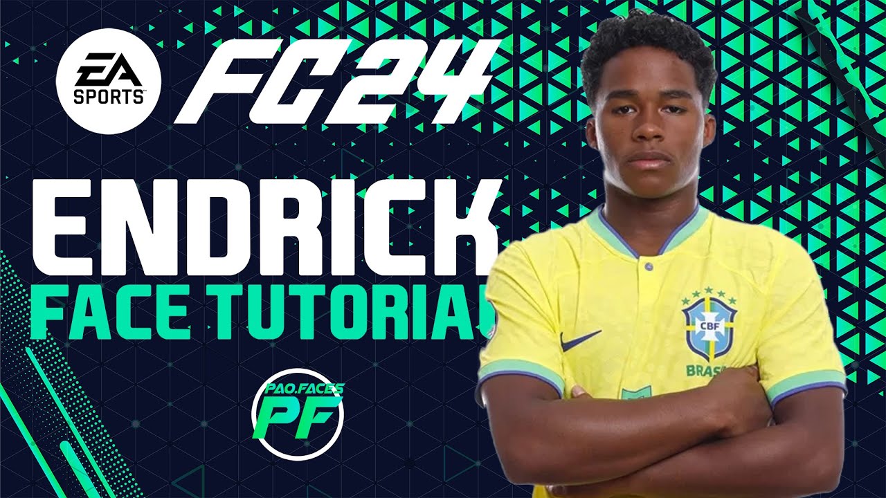 EA FC 24 ENDRICK FACE - Pro Clubs Face Creation - CAREER MODE ...