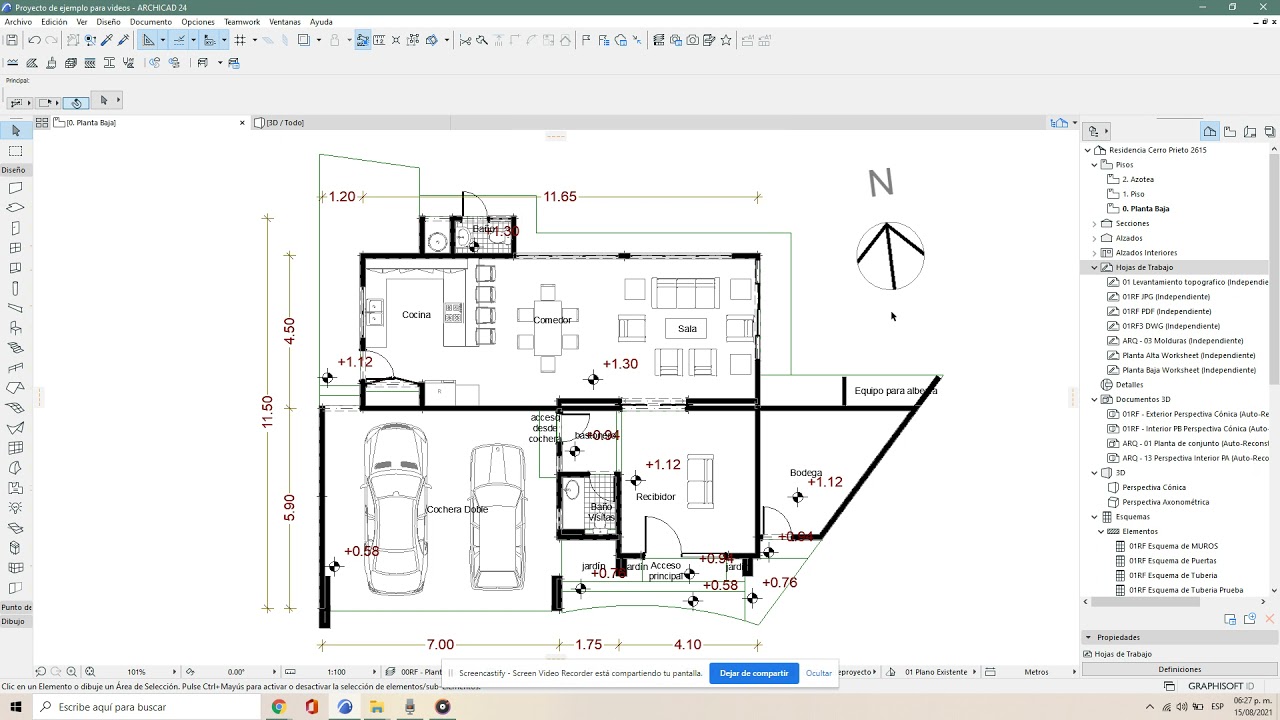 ArchiCAD 22-24 Hojas de Trabajo - YouTube
