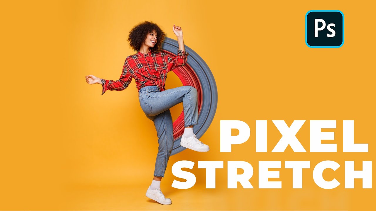 Semi Circular Pixel Stretch Effect with Photoshop: files linked - YouTube