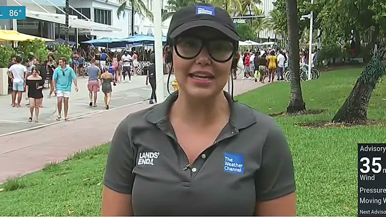 Felicia Combs - 081421 Polo Shirt and Shorts - Weather Channel - On The ...