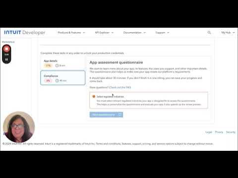 Inside the Intuit Developer Portal - Production Keys - YouTube