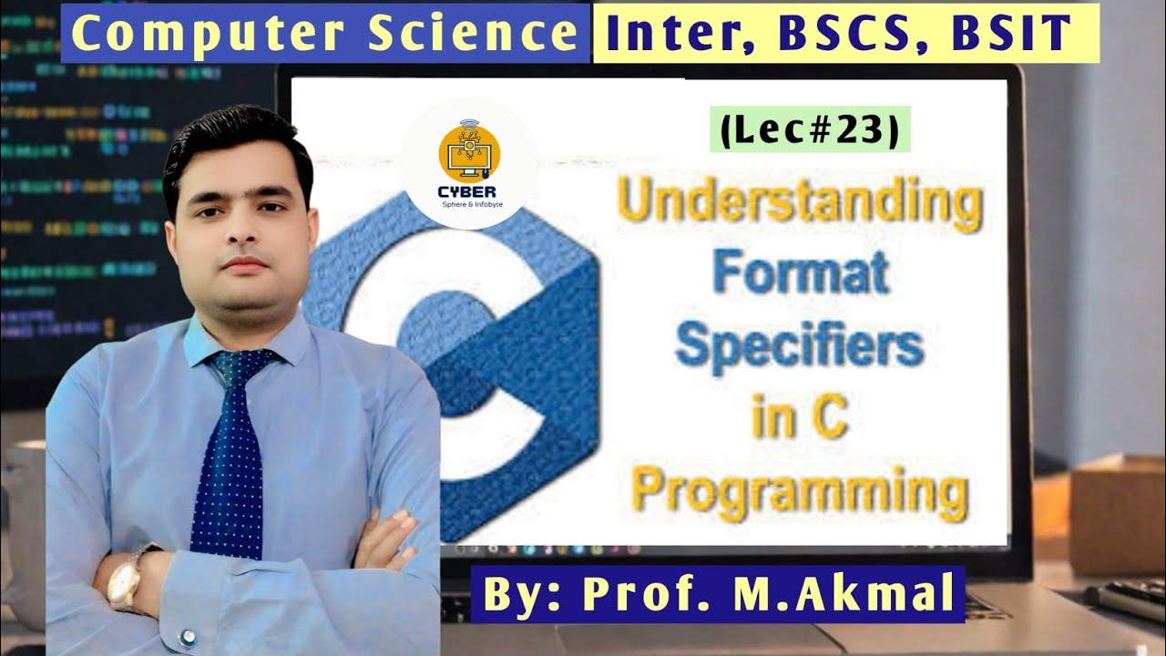 (@Mastering Format Specifiers in C Programming)(Computer Science Inter, BSCS, BSIT) - YouTube