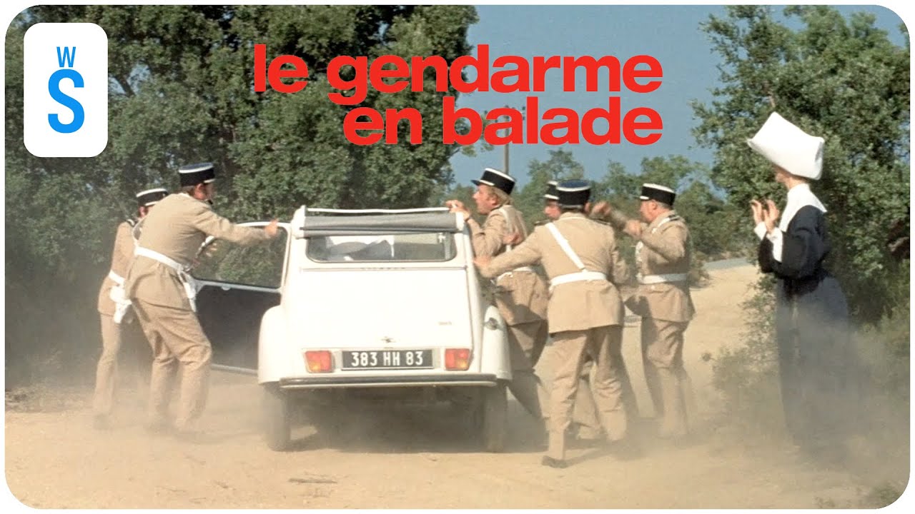 Le Gendarme En Balade 1970 Scene Drives Like Crazy Youtube