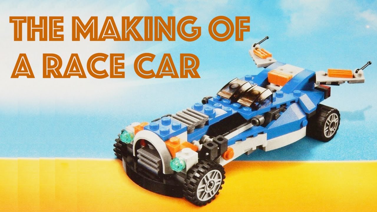 The Making of a Race Car | LEGO Creator | 31008 | Thunder Wings | Lego ...