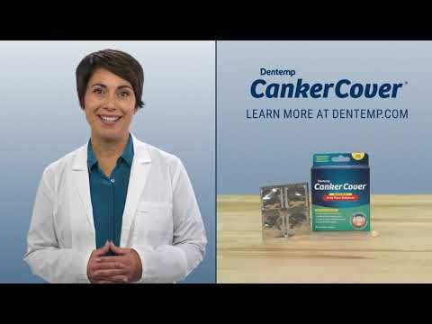 Treat Canker Sores with Canker Cover Oral Pain Reliever