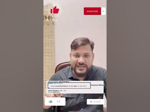 Anonymous Methods in C# #shorts #csharp #programming #learnprogramming - YouTube