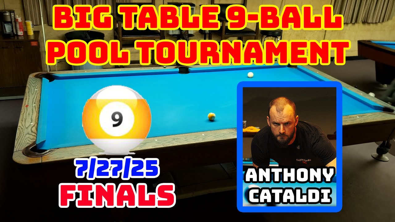 9' 9-Ball Tournament FINALS | 7/27/25 - YouTube