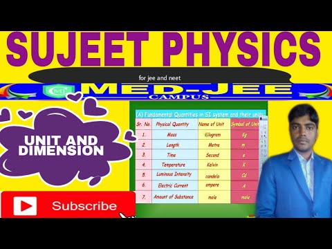 PHYSICS class-11 ch.2,  UNIT AND MEASUREMENT, dimensions analysis