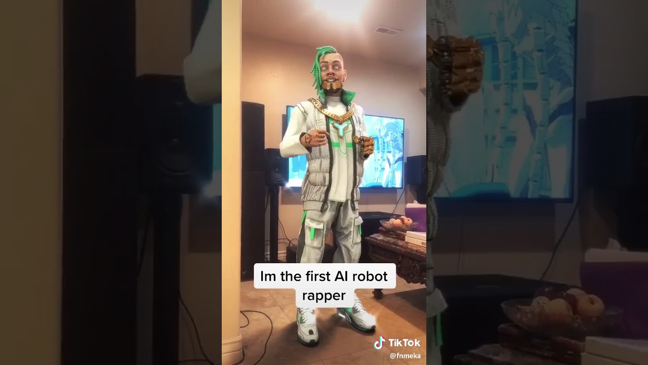 First ai robot rapper - YouTube