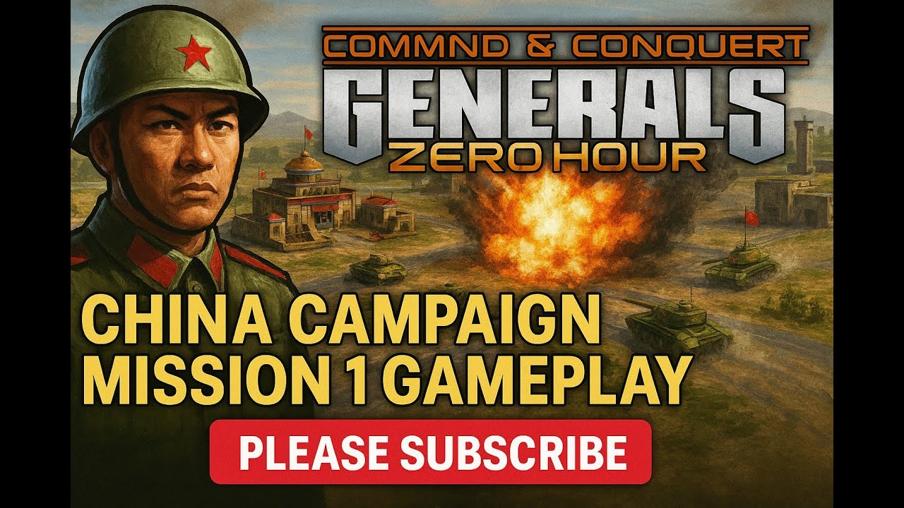 Command & Conquer™ Generals Zero Hour – China Campaign Mission 1 ...