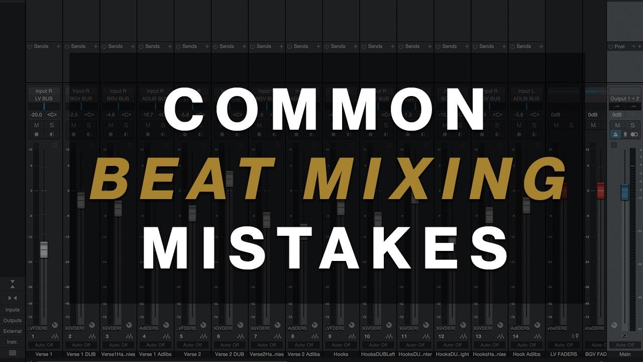 3 Common BEAT MIXING MISTAKES (And How to Fix Them) - YouTube