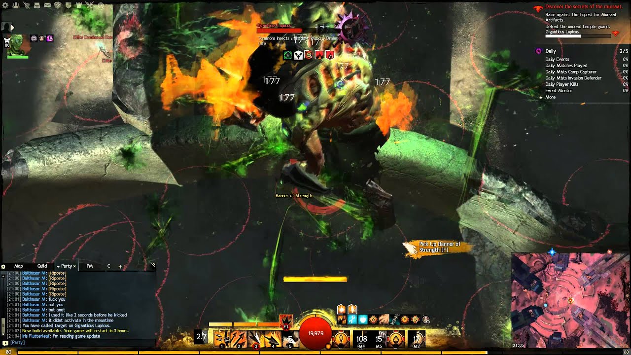 GW2 - Condition Warrior Lupicus Solo (5:20) - YouTube