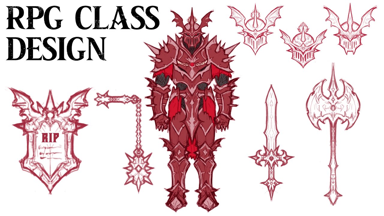 Designing RPG Character Classes - The Dreadlord - YouTube